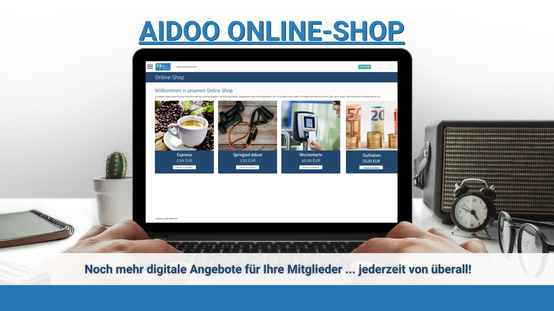 Aidoo Online-Shop - direkt starten und online verkaufen.